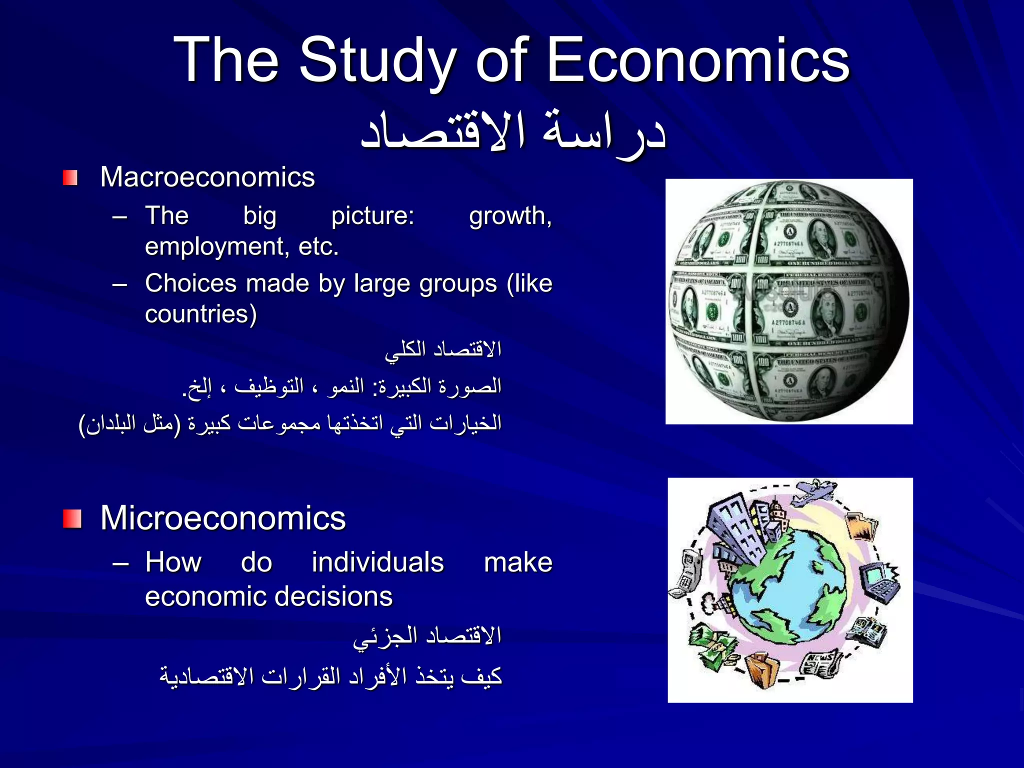 Introduction to Economics Powerpoint Unit I.pptx