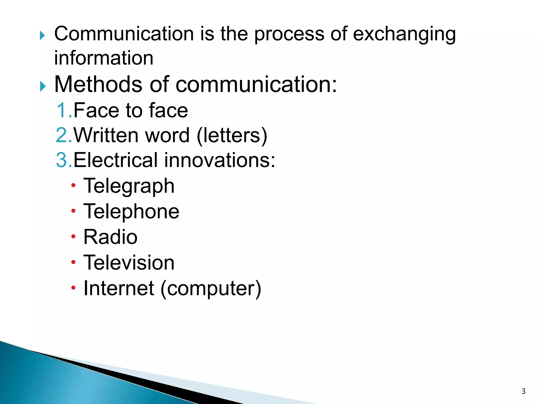 Introduction To Electronic Communication Pptx Computer Networking Computing