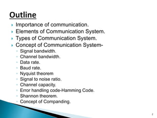 Introduction to Electronic Communication | PPTX