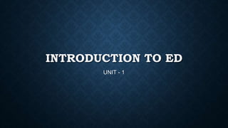 Introduction to ed | PPT