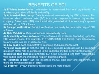 Introduction to EDI | PPTX | Consumer Electronics | Technology & Computing