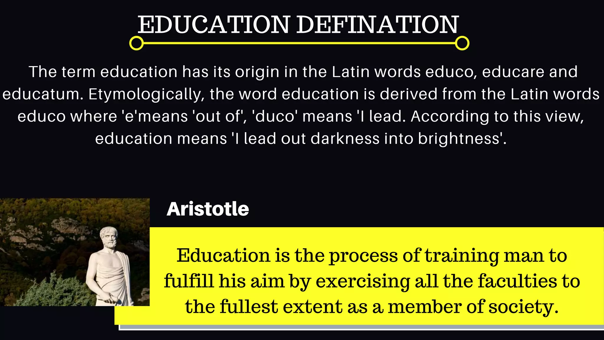 Introduction to education | PPTX