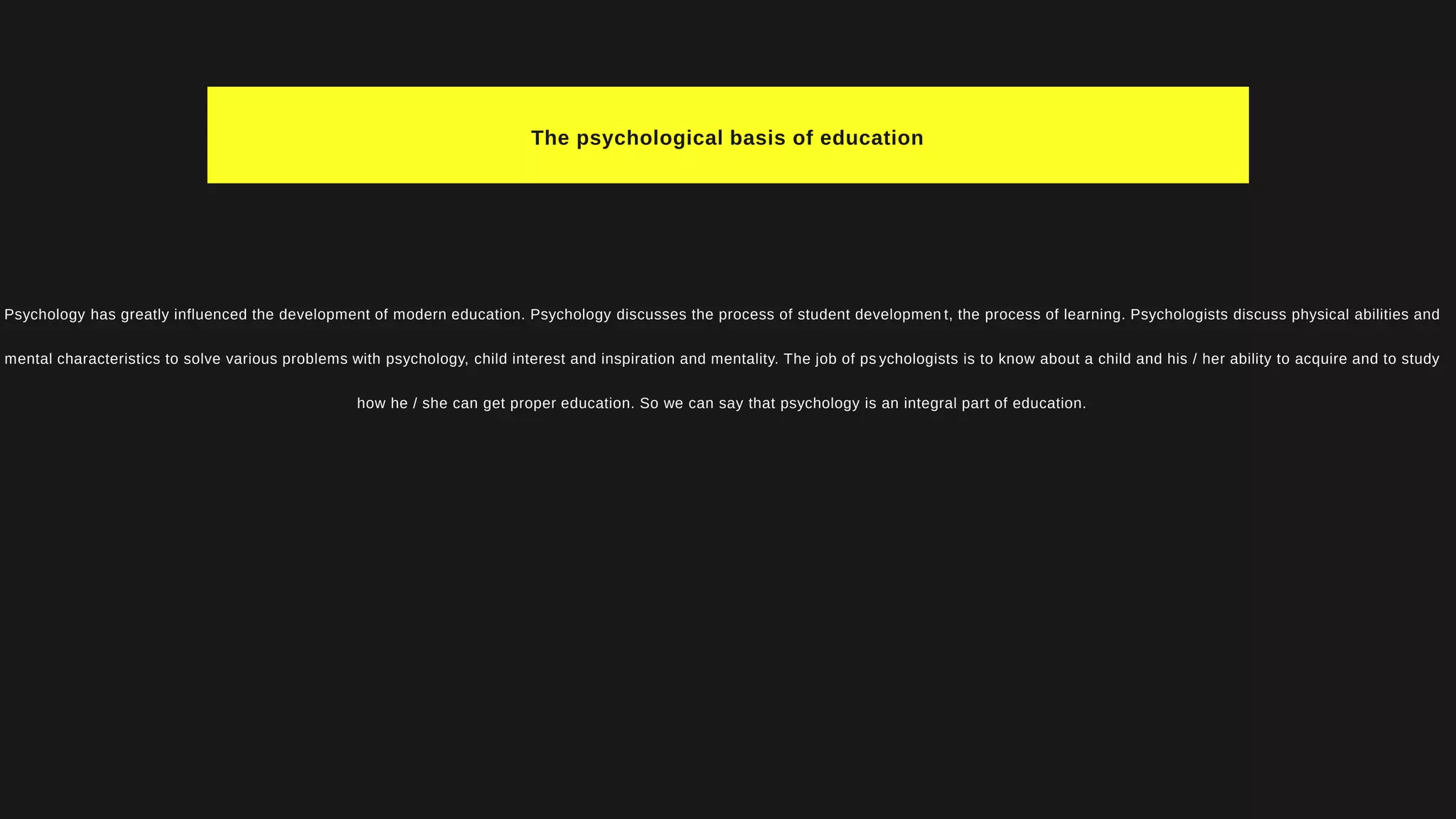 Introduction to education | PPTX