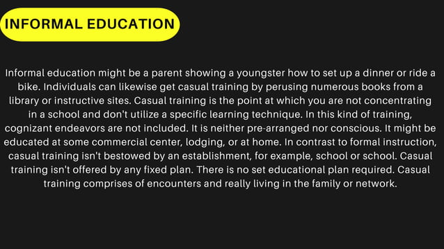 Introduction to education | PPTX