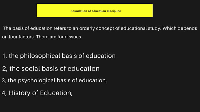 Introduction to education | PPTX
