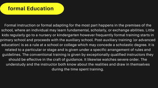Introduction to education | PPTX
