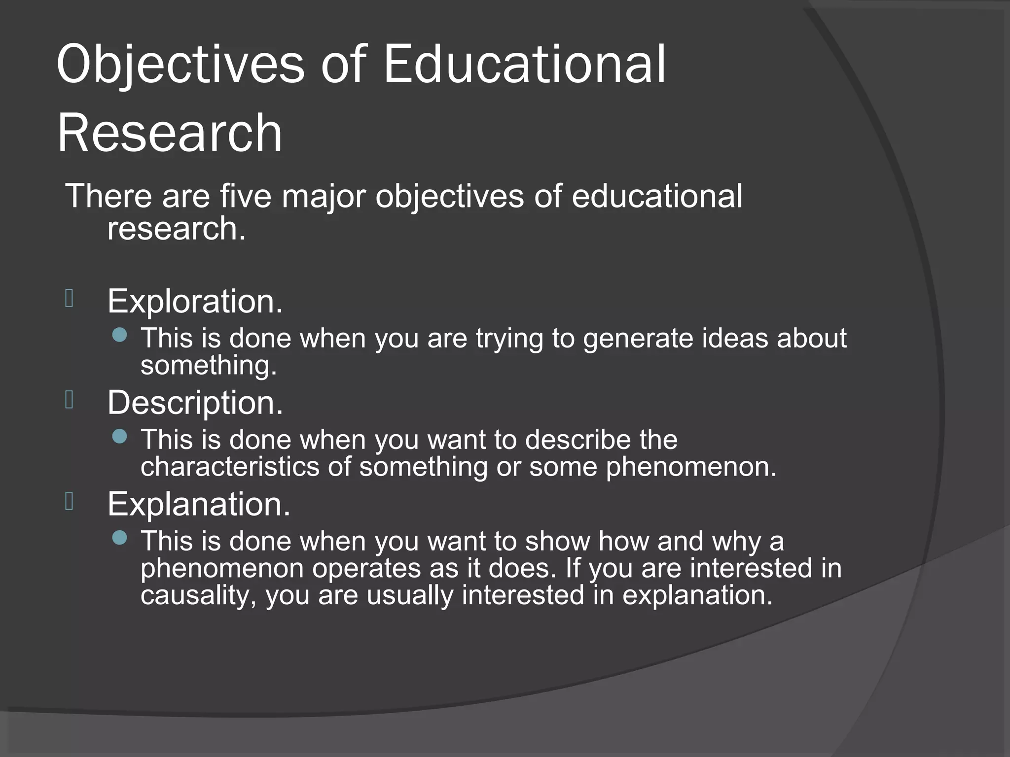 Introduction to Educational Research | PPT