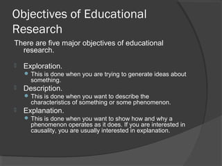 Introduction to Educational Research | PPT