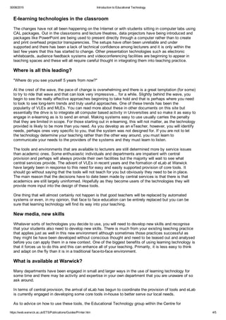 Introduction to educational technology | PDF