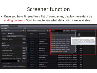 Introduction to Eikon | PPTX