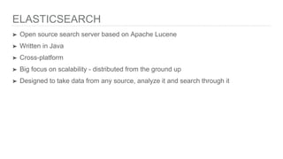 Introduction to Elasticsearch | PPT