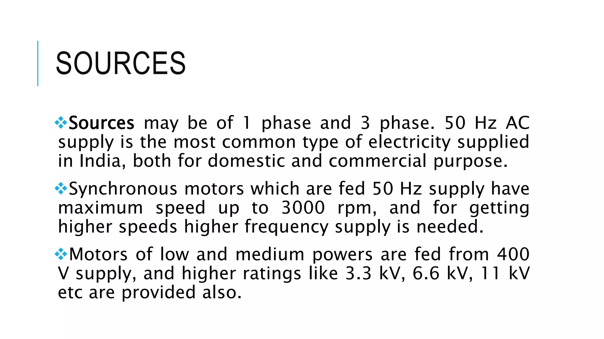 Introduction to Electrical Drive | PPTX
