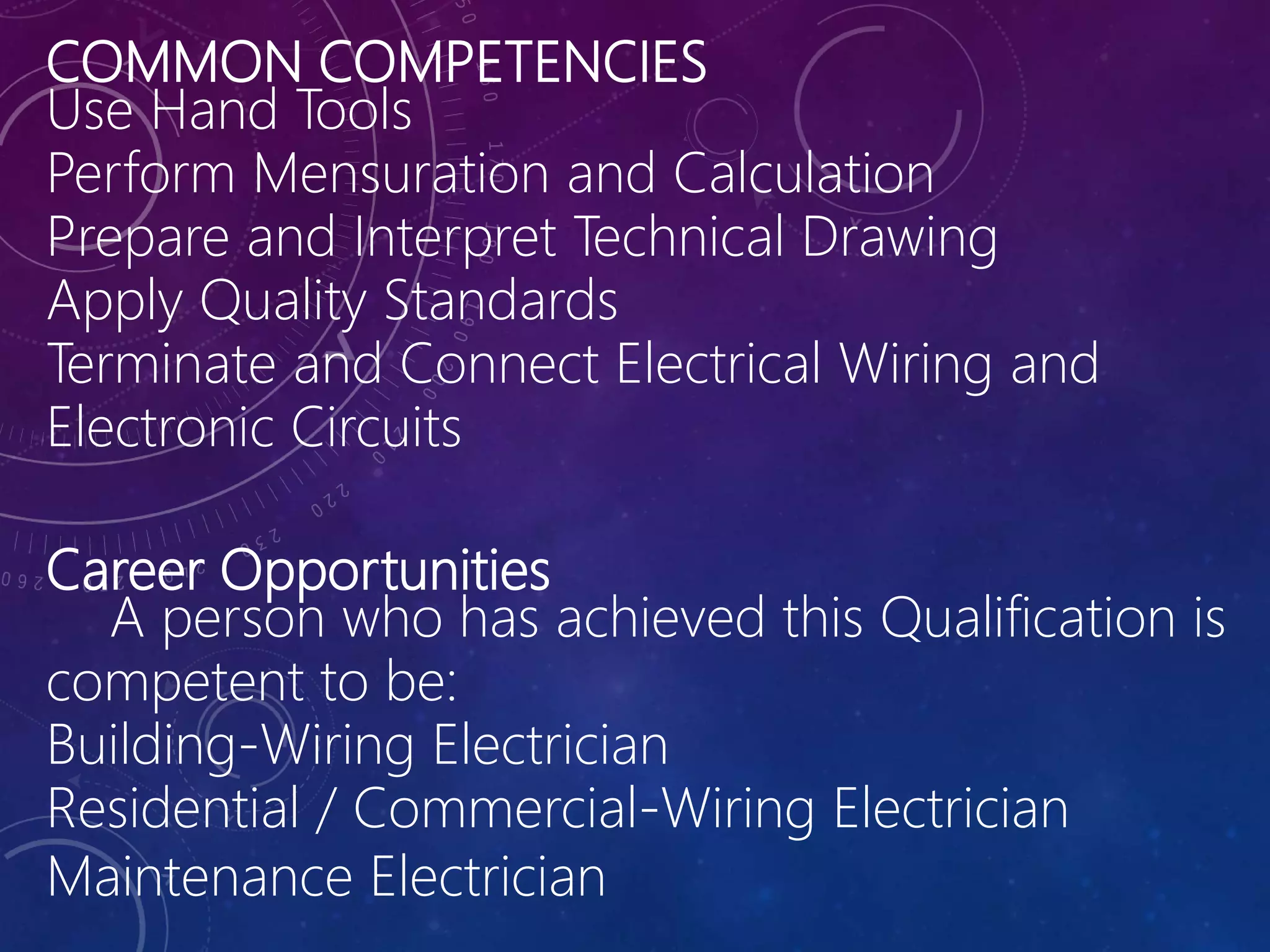 Introduction to Electrical Installation and Maintenance | PPTX