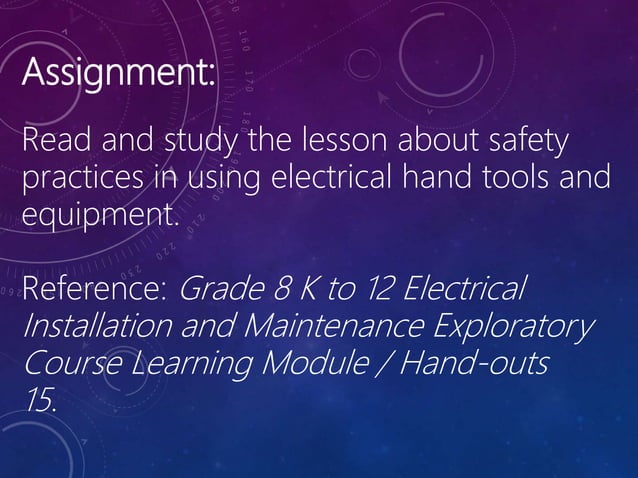 Introduction to Electrical Installation and Maintenance | PPTX