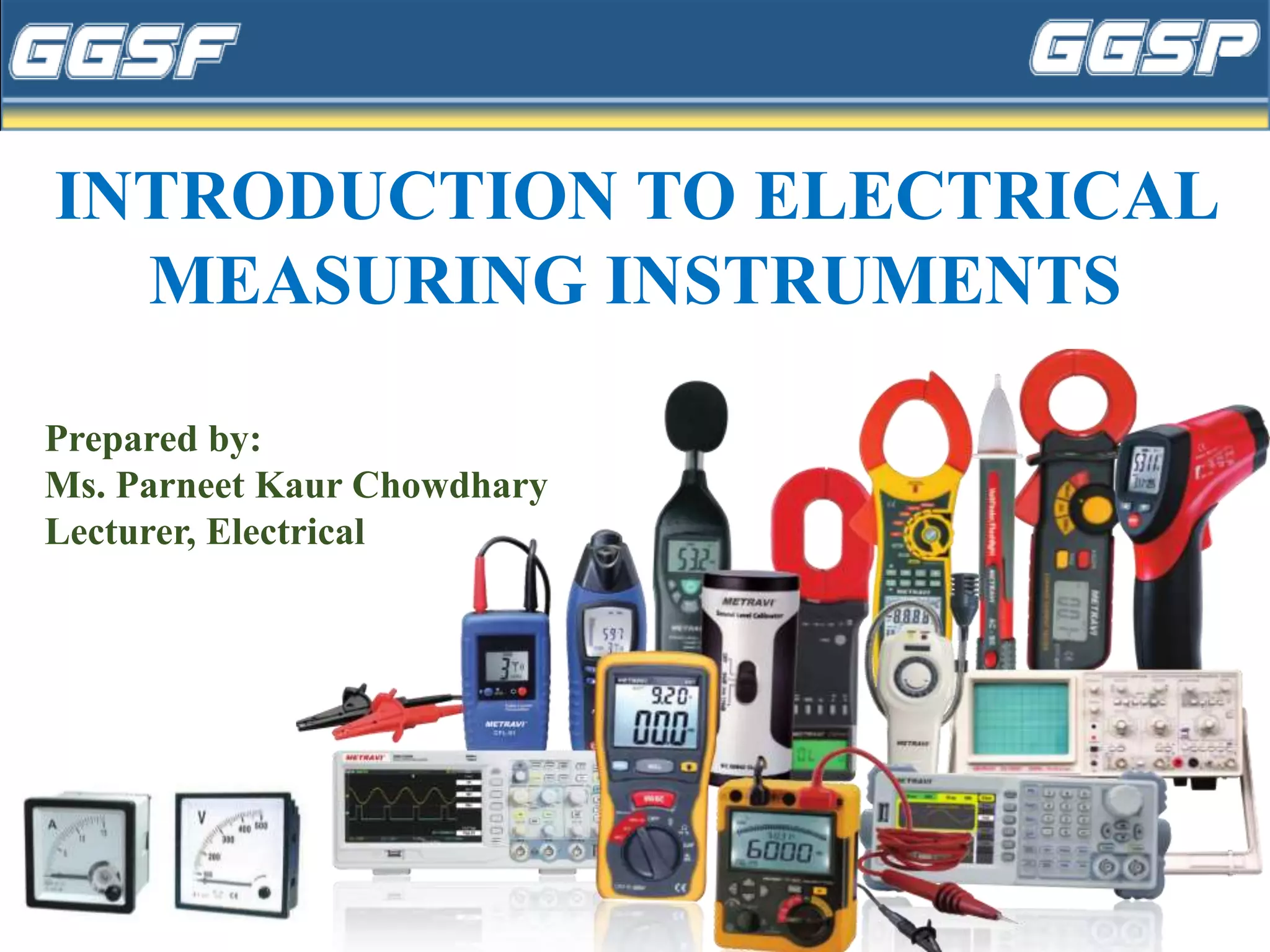 Introduction to electrical measurements | PPTX
