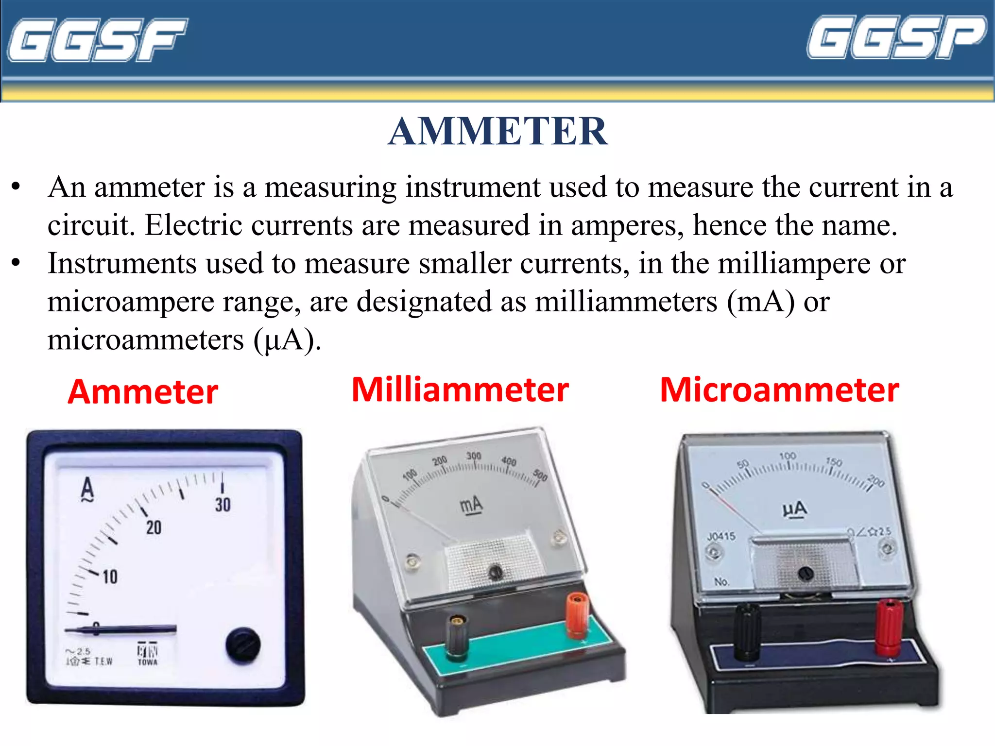 Introduction to electrical measurements | PPTX