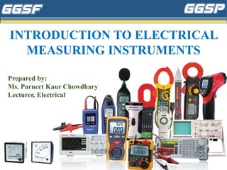 Introduction to electrical measurements | PPTX