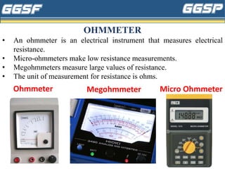 Introduction to electrical measurements | PPTX