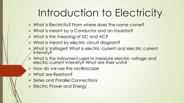 Introduction to electricity gr 10 | PDF