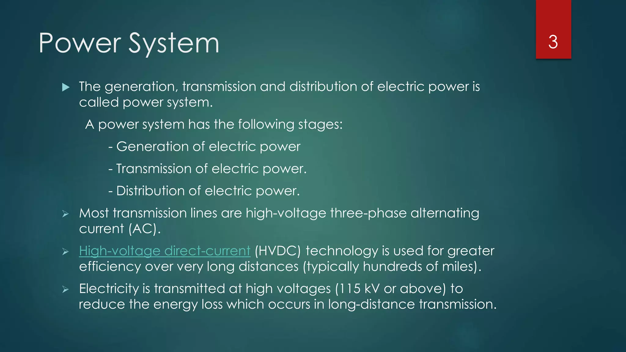 Introduction to electric power transmission and distribution | PPTX
