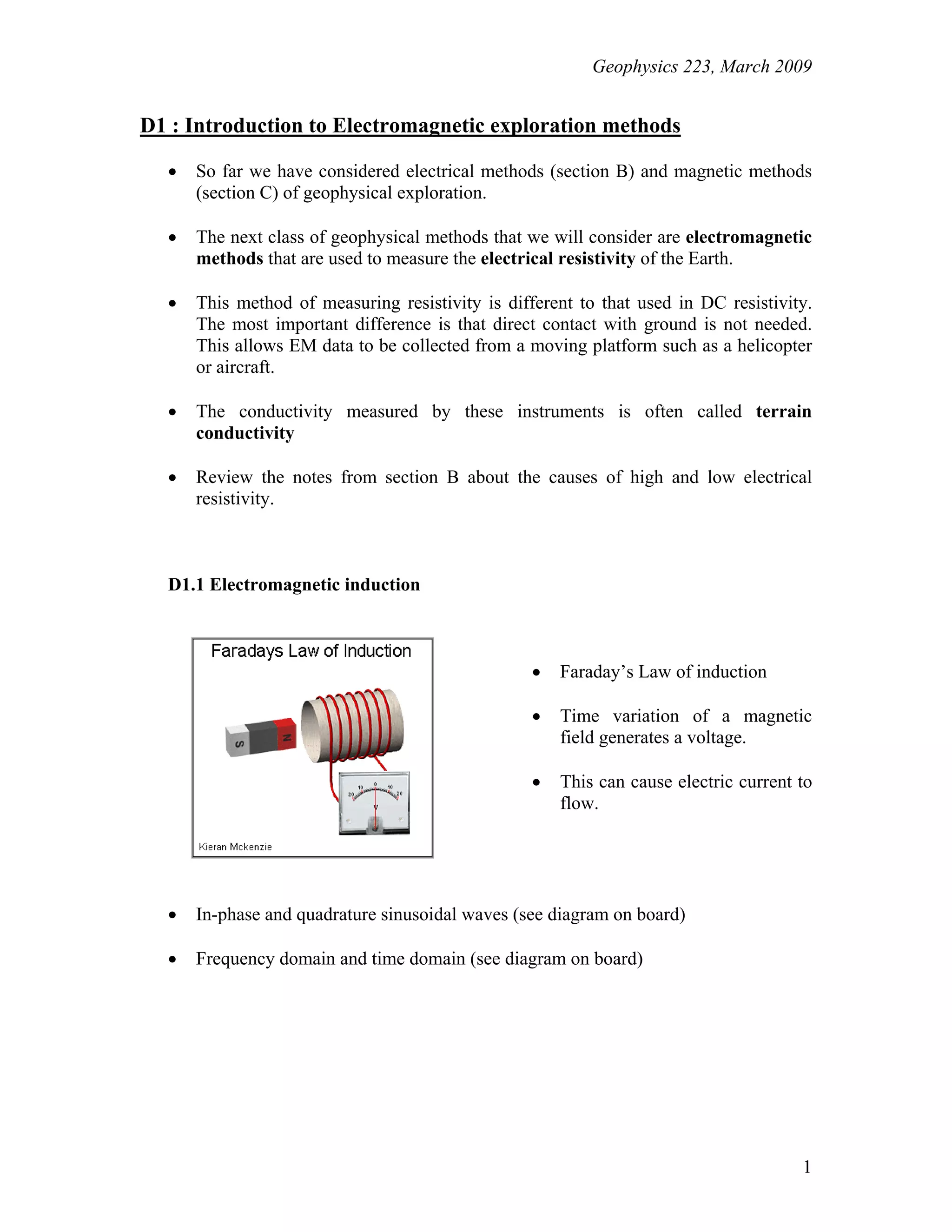 Introduction to electromagnetic exploration method | PDF