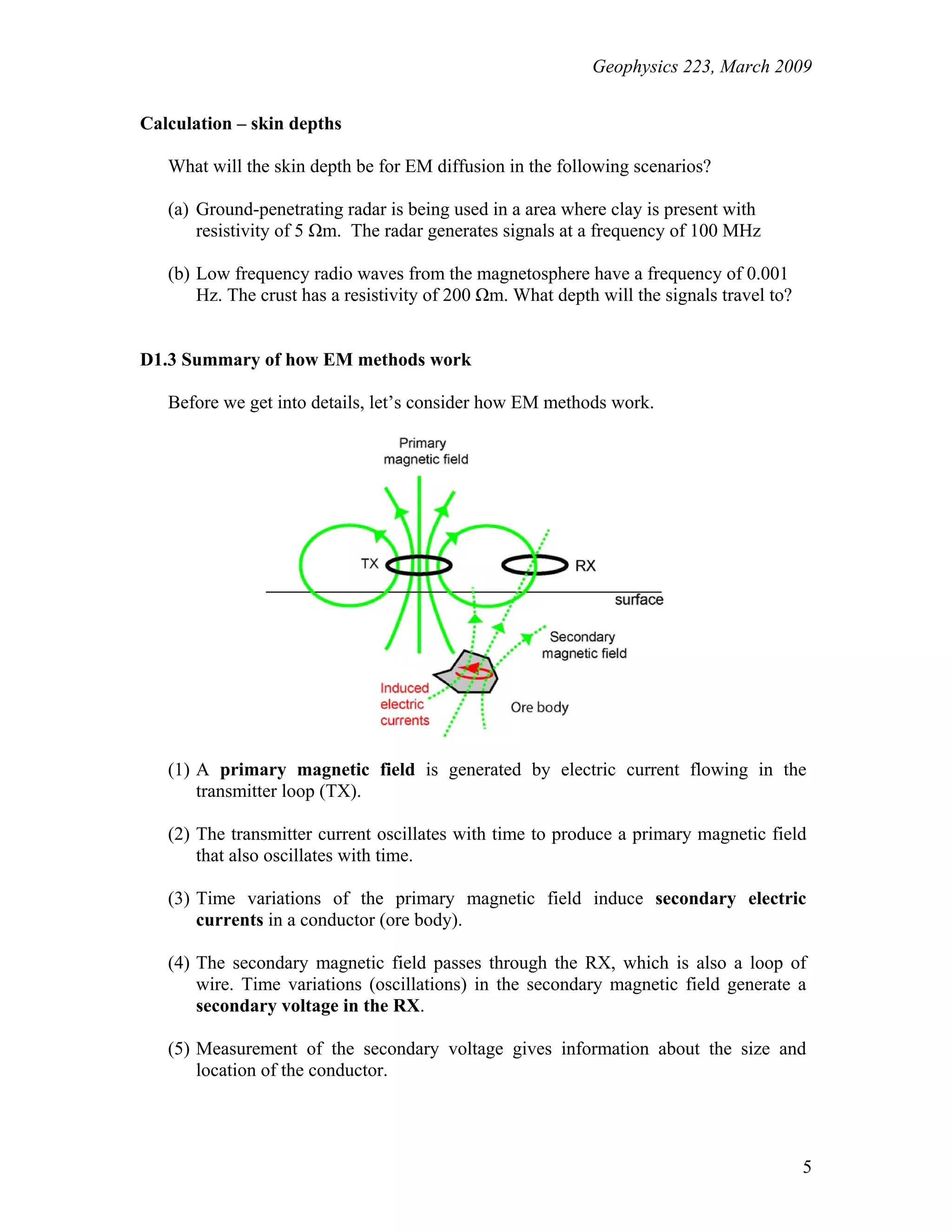 Introduction to electromagnetic exploration method | PDF