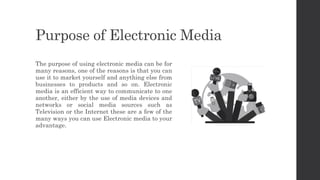 Introduction to Electronic Media by Warda Maryam | PPT