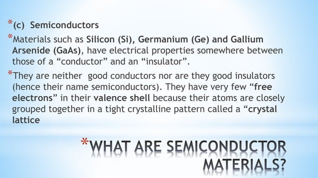 Introduction to electronics and semiconductor theory-1.ppt | Chemistry ...
