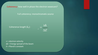 Introduction to electron microscope | PPTX | Chemistry | Science