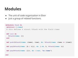 Introduction to Elixir | PDF