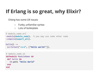 Introduction to Elixir | PDF