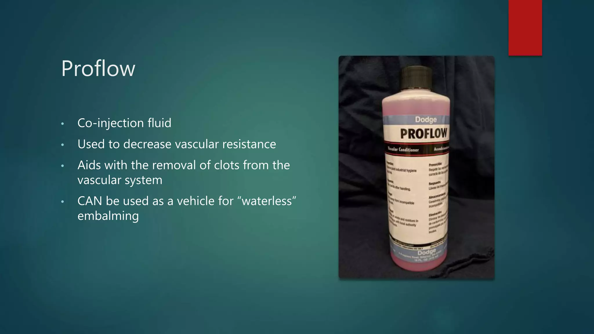 Introduction to embalming chemicals gallery | PPTX