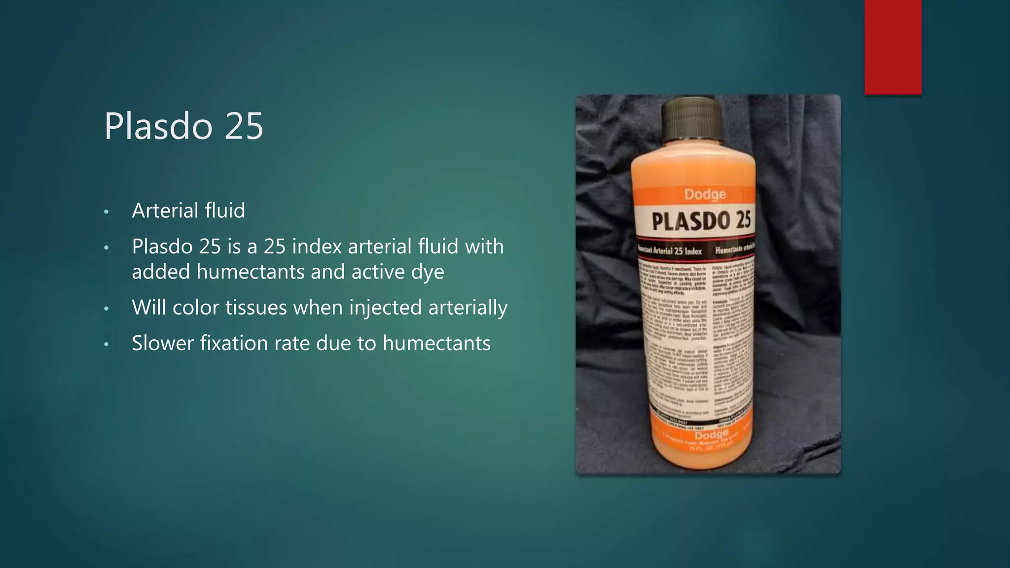 Introduction to embalming chemicals gallery | PPTX