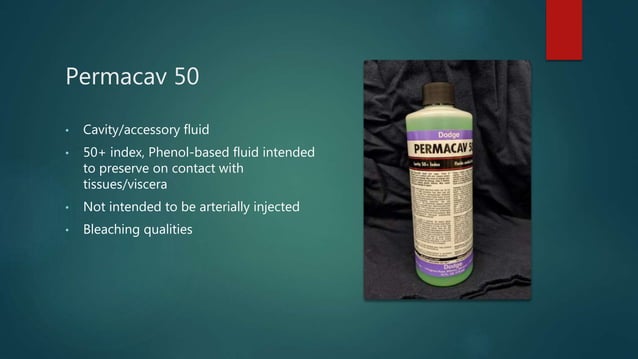 Introduction to embalming chemicals gallery | PPTX