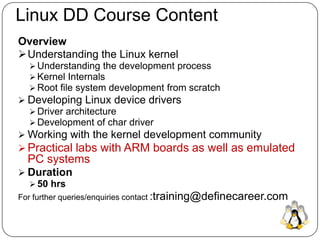 Introduction to embedded linux device driver and firmware | PPSX | Operating Systems | Computer ...