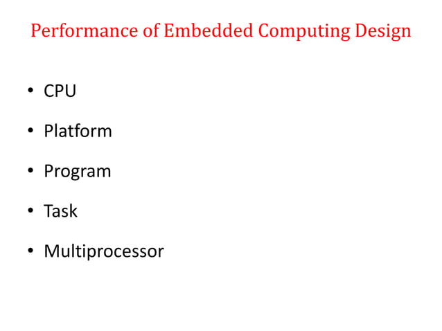 Introduction to embedded computing and arm processors | PPT