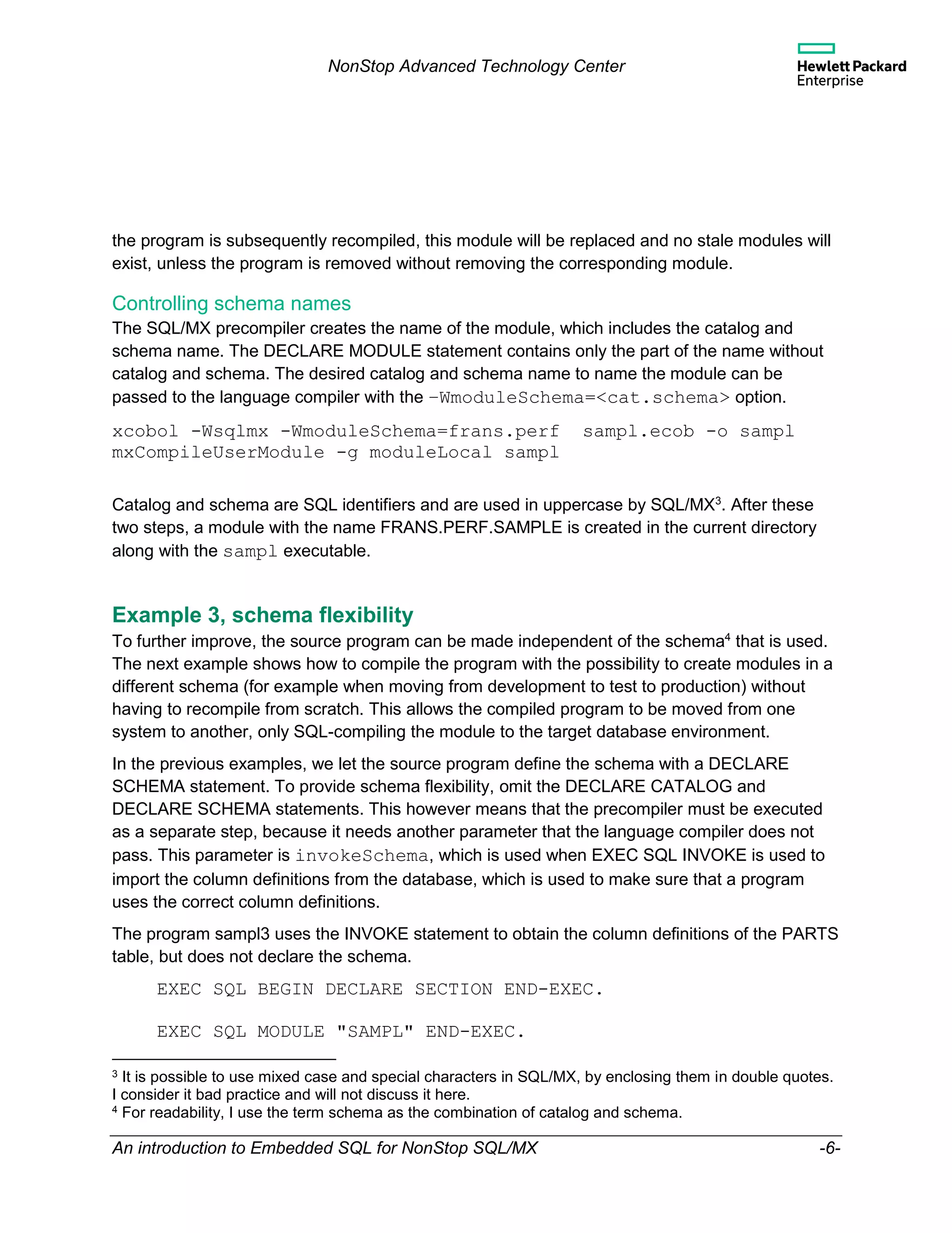 Introduction To Embedded Sql For Nonstop Sql Pdf