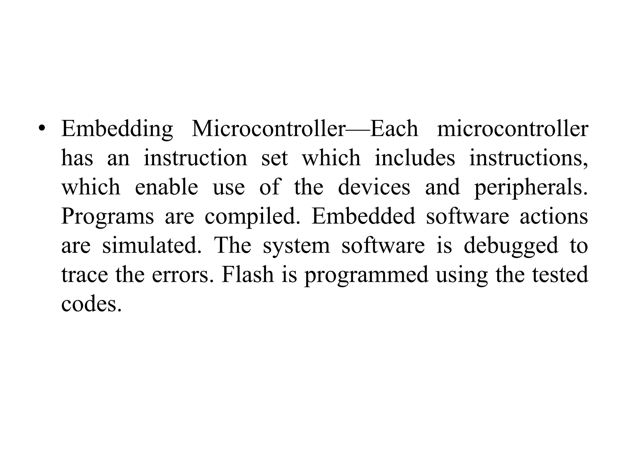 Introduction to embedded system | PPTX