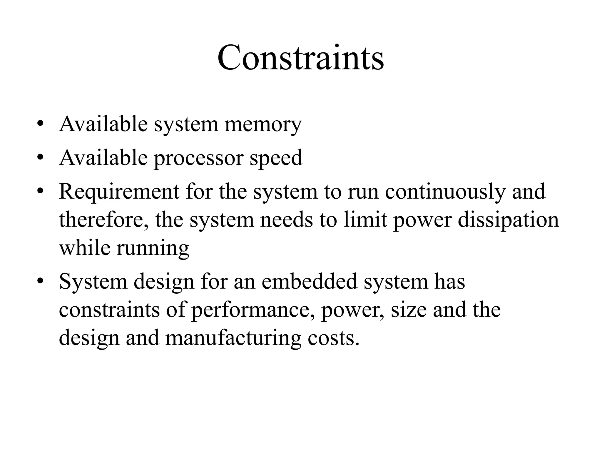 Introduction to embedded system | PPTX