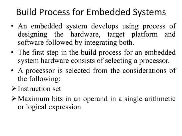 Introduction to embedded system | PPT