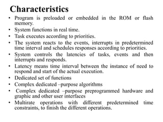 Introduction to embedded system | PPTX