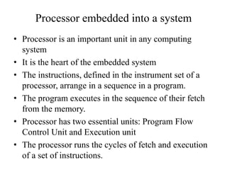 Introduction to embedded system | PPTX