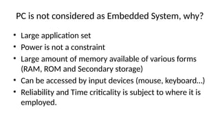 Introduction To Embedded System and its Design.pptx