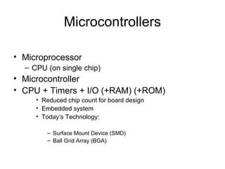 Introduction to embedded systems | PPT