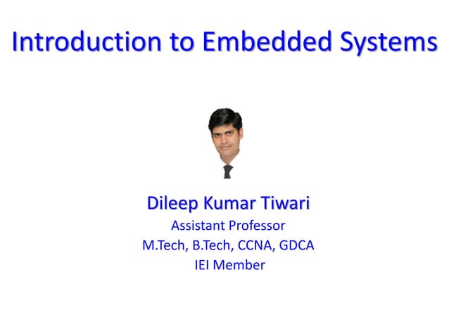 Introduction to embedded systems | PDF | Operating Systems | Computer Software and Applications
