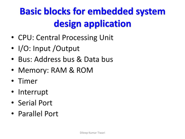 Introduction to embedded systems | PDF | Operating Systems | Computer Software and Applications