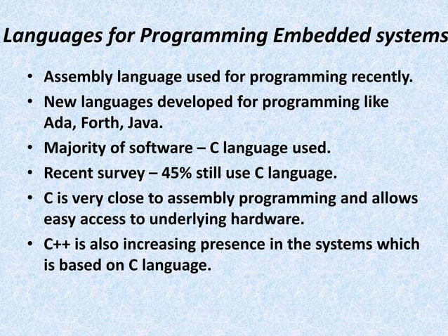 Introduction to embedded systems | PPTX | Operating Systems | Computer ...