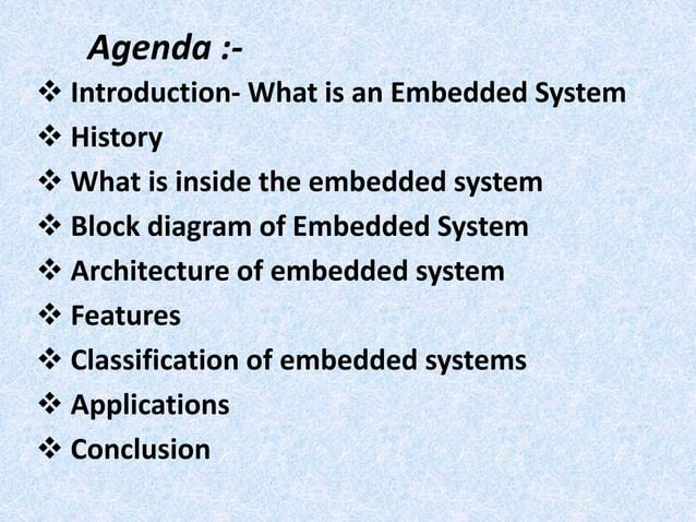 Introduction To Embedded Systems Pptx Operating Systems Computer Software And Applications