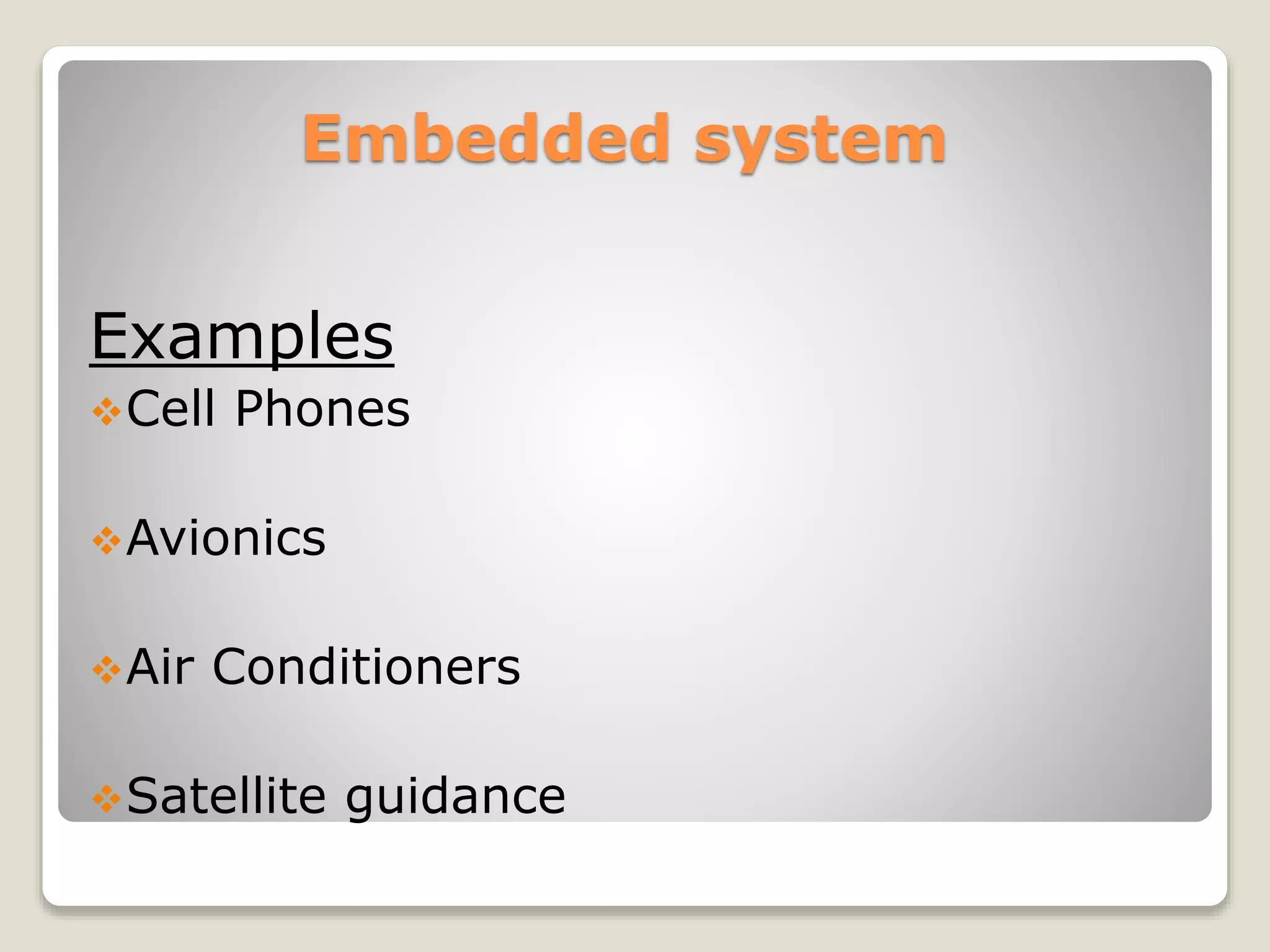 Introduction to embedded systems | PPTX