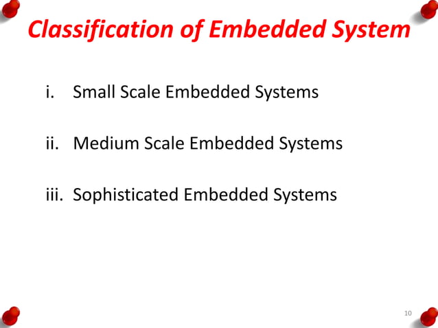 Introduction to embedded systems | PPTX